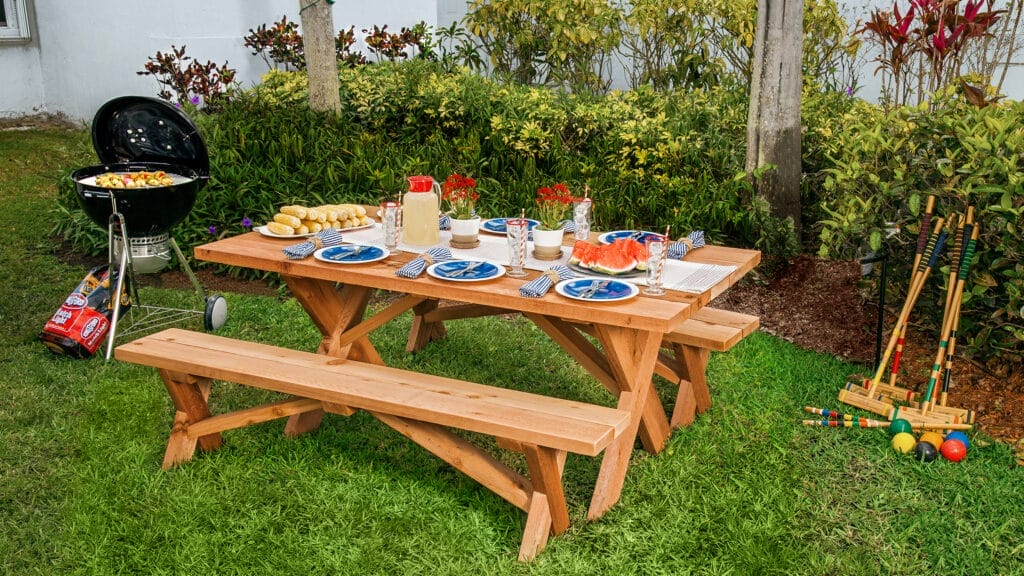 How To Build a Classic Picnic Table - This Old House